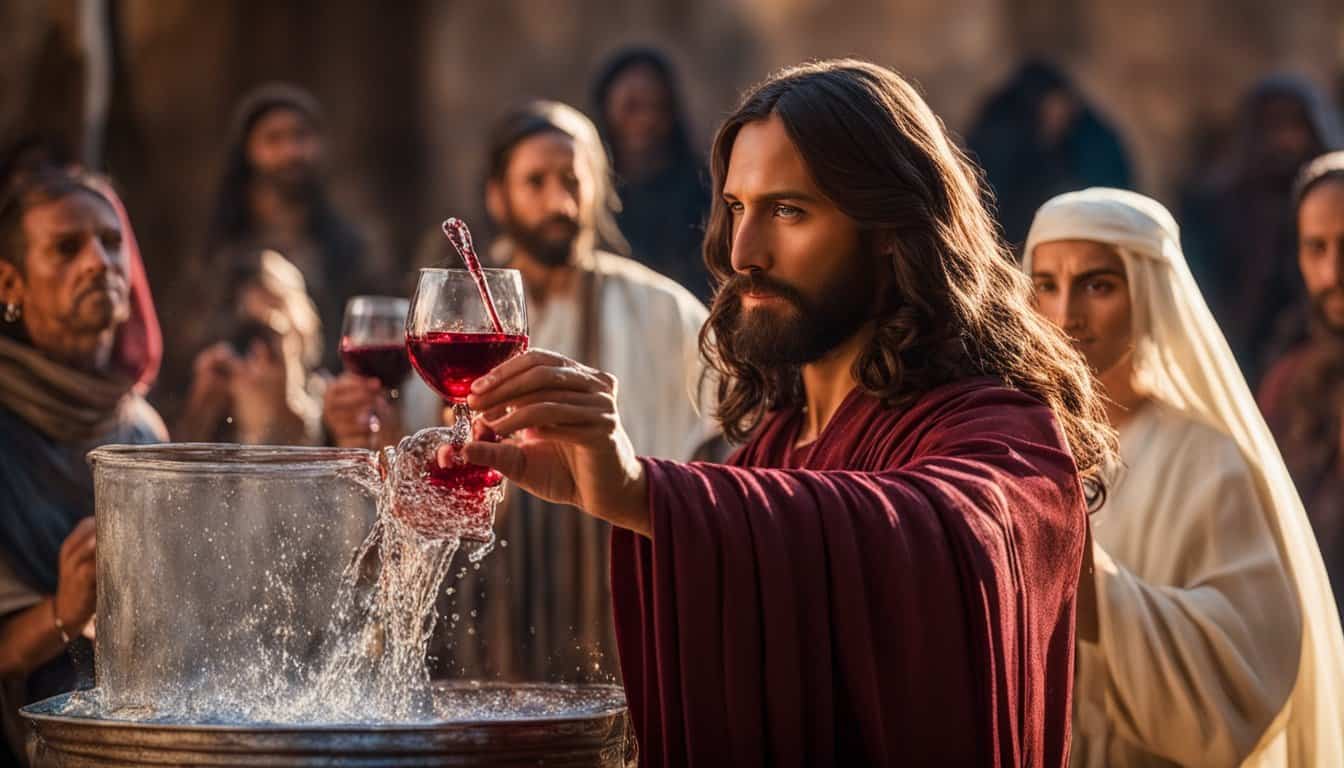 The Miracle at Cana: Jesus Turns Water into Wine